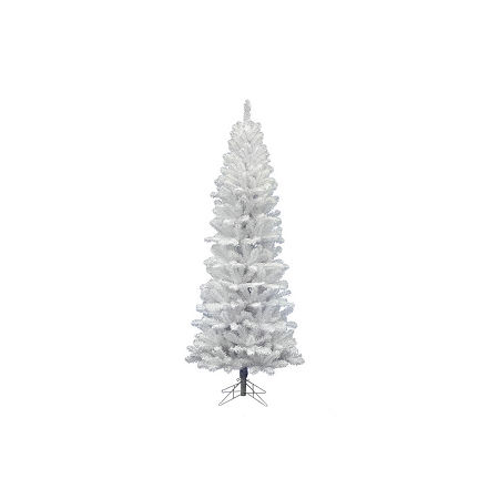 Click here for 7.5 White Salem Pencil Pine Artificial Christmas T... prices