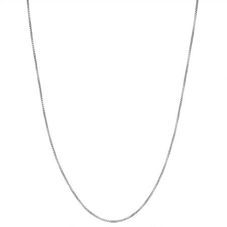 Click here for Childrens Sterling Silver 15 Inch Box Chain Neckla... prices