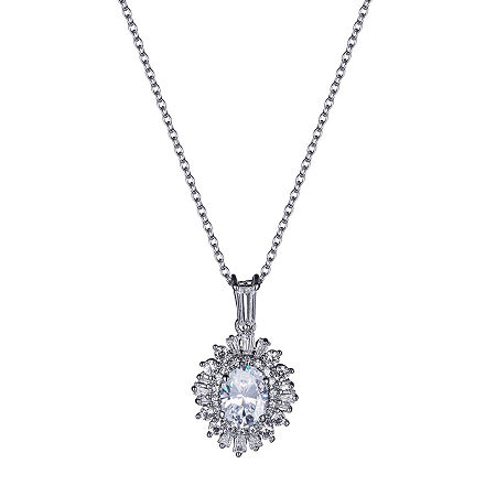 Click here for DiamonArt Womens White Cubic Zirconia Sterling Sil... prices
