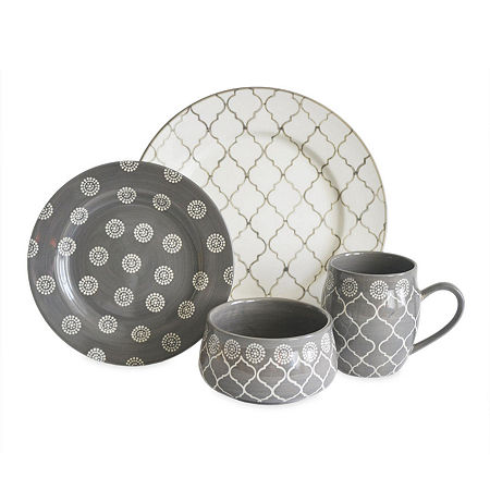 Click here for Baum Moroccan 16-pc. Ceramic Dinnerware Set  One S... prices