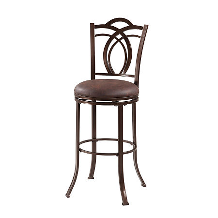 Click here for Calif Metal Upholstered Bar Stool  One Size  Black prices