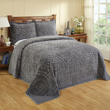 Click here for Better Trends Rio Bedspread Set  One Size  Gray prices