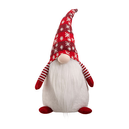 Click here for Glitzhome Standing Christmas Gnome  One Size  Whit... prices