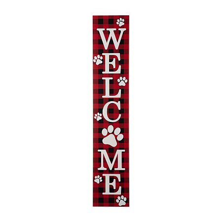 Click here for Glitzhome Christmas Porch Sign  One Size  White prices