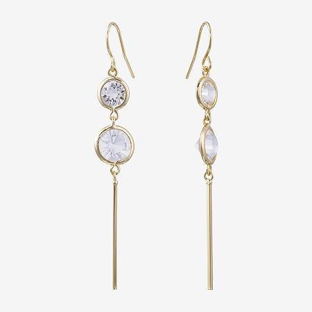 Click here for Sparkle Allure Womens Crystal 14K Gold Over Brass... prices