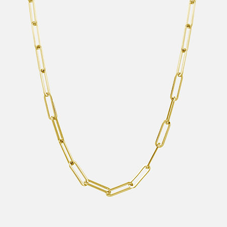 Click here for Silver Reflections Womens 14K Gold Over Brass 18 I... prices