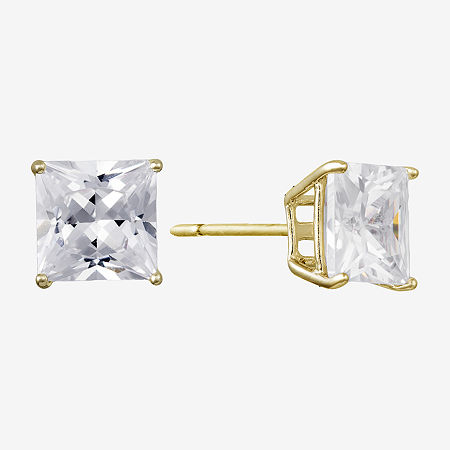 Click here for Silver Treasures Cubic Zirconia 14K Gold Over Silv... prices