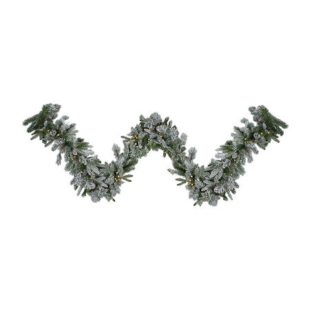 Click here for 9 x 14 Pre-Lit Flocked Mixed Rosemary Emerald Pine... prices