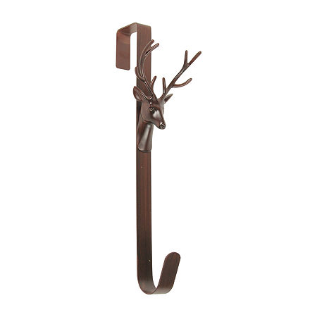 Click here for 15.25 Brown Rustic Deer Over the Door Christmas Wr... prices
