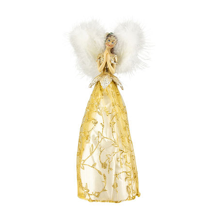 Click here for 10 Gold and White Angel Christmas Tree Topper Unli... prices