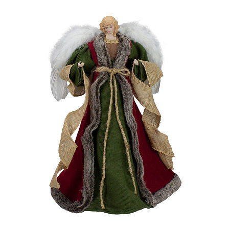 Click here for 18 Green and Brown Angel in a Dress Christmas Tree... prices