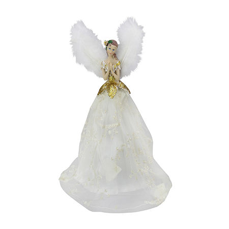 Click here for 10 Champagne Angel Christmas Tree Topper Unlit  On... prices