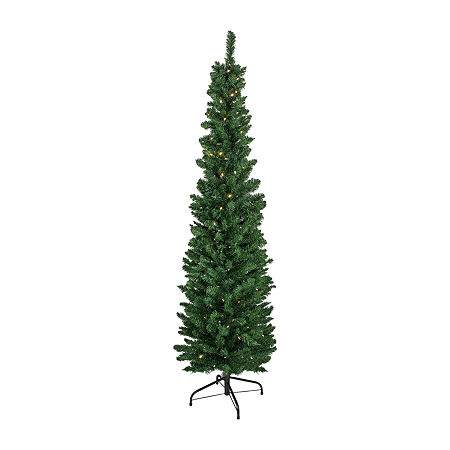 Click here for 6 Pre-Lit LED Northern Balsam Fir Pencil Artificia... prices