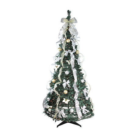 Click here for 6 Pre-Lit Silver and Gold Pre-Decorated Pop-Up Art... prices