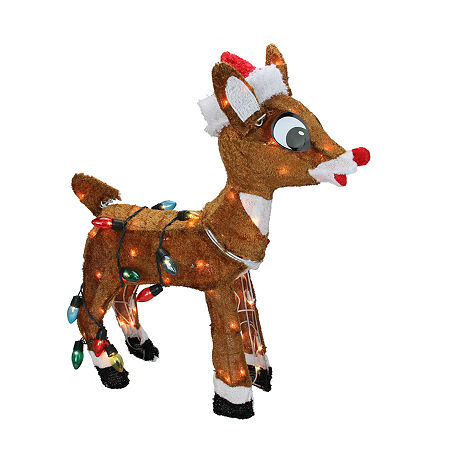 Click here for 24 Lighted Rudolph with String Lights Christmas Ou... prices