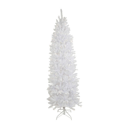 Click here for 7.5 Pre-Lit Rapids White Pine Pencil Artificial Ch... prices
