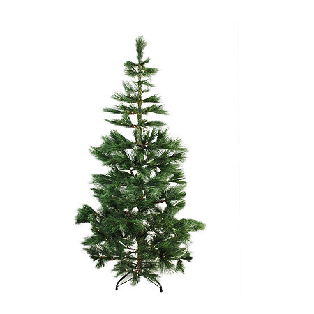 Click here for 7 Pre-Lit Medium Pine Artificial Christmas Tree -... prices