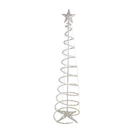 Click here for 6 Pre-Lit Spiral Christmas Tree - Clear Lights  On... prices