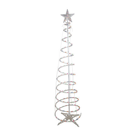 Click here for 6 Pre-Lit Spiral Christmas Tree - Multi Color Ligh... prices