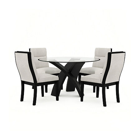 Click here for Eluna 5-pc. Round Dining Set  One Size  Black prices