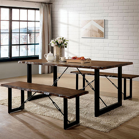 Click here for Break 3-pc. Rectangular Dining Set  One Size  Brow... prices