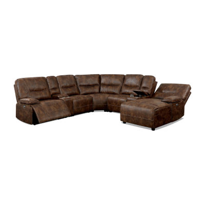 Living Room Collection 5-pc. Sectional, Color: Brown - JCPenney