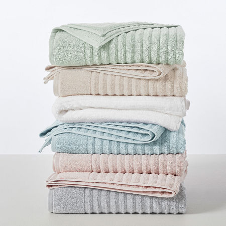Click here for Linery Ribbed Cotton Quick Dry 6-pc. Hand Towel  O... prices