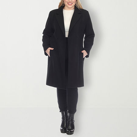 Click here for White Mark Womens Plus Lightweight Car Coat  1x  B... prices