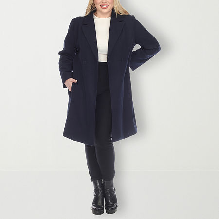 Click here for White Mark Womens Plus Lightweight Car Coat  1x  B... prices