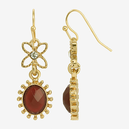 Click here for 1928 Womens Drop Earrings  One Size  Orange prices