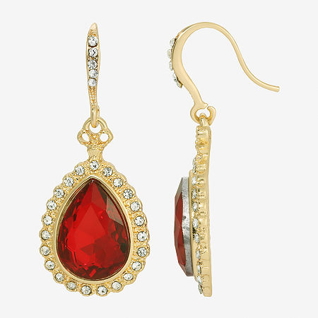 Click here for 1928 Womens Drop Earrings  One Size  Red prices