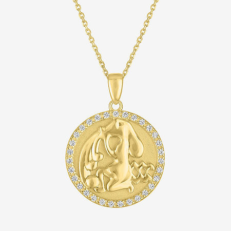 Click here for Zodiac Womens Lab Created White Sapphire 14K Gold... prices