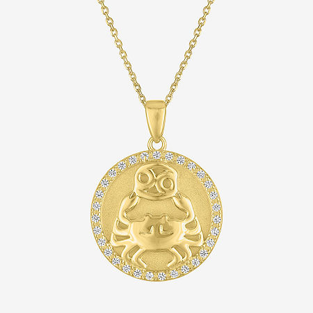 Click here for Zodiac Womens Lab Created White Sapphire 14K Gold... prices