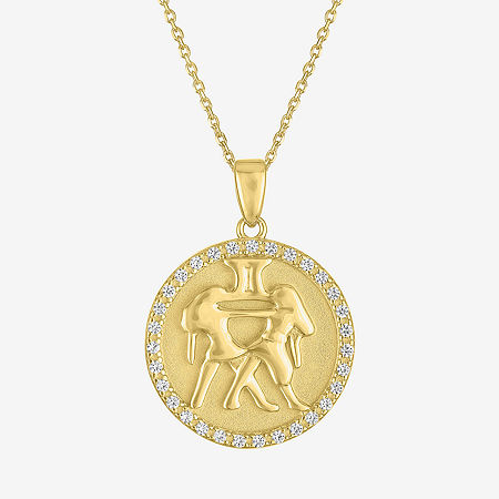 Click here for Zodiac Womens Lab Created White Sapphire 14K Gold... prices