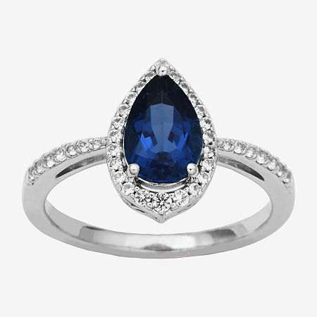 Click here for Womens Gemstone Sterling Silver Pear Cocktail Ring... prices
