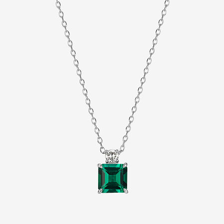 Click here for Womens Gemstone Sterling Silver Pendant Necklace... prices