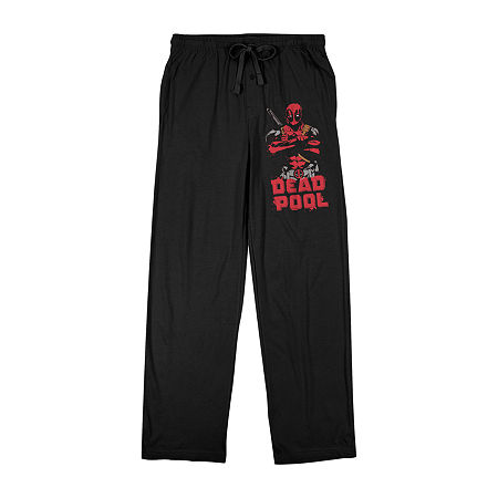 Click here for Deadpool Mens Fleece 1 Pair Pajama Pants  Small  B... prices