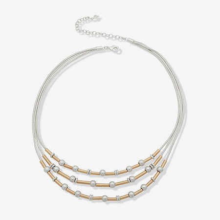 Click here for a.n.a Two Tone Womens 16 Inch Strand Necklace  One... prices