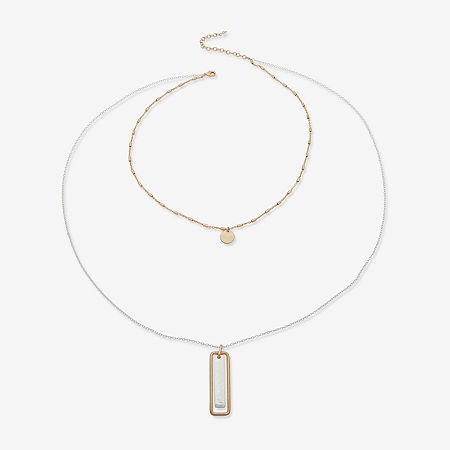 Click here for a.n.a Two Tone Womens 20 Inch Strand Necklace  One... prices