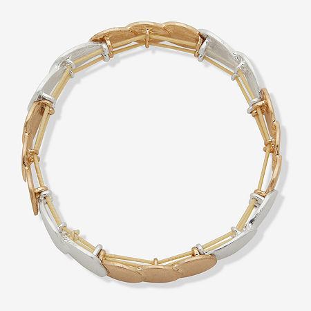 Click here for a.n.a Two Tone Womens Stretch Bracelet  One Size... prices