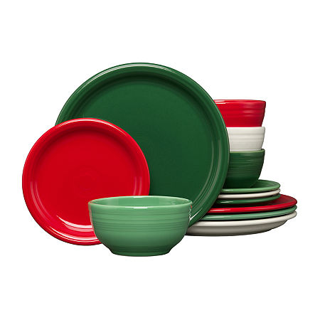 Click here for Fiesta Christmas Bistro Coupe 12-pc. Dinnerware Se... prices