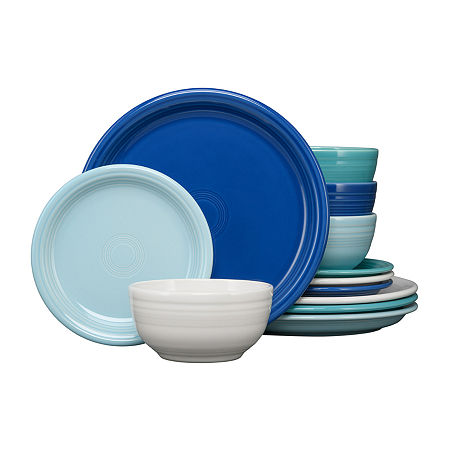 Click here for Fiesta Coastal Blues Bistro Coupe 12-pc. Dinnerwar... prices