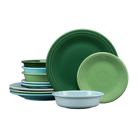 Click here for Fiesta Classic Rim Mixed Aegean 12-pc. Dinnerware... prices