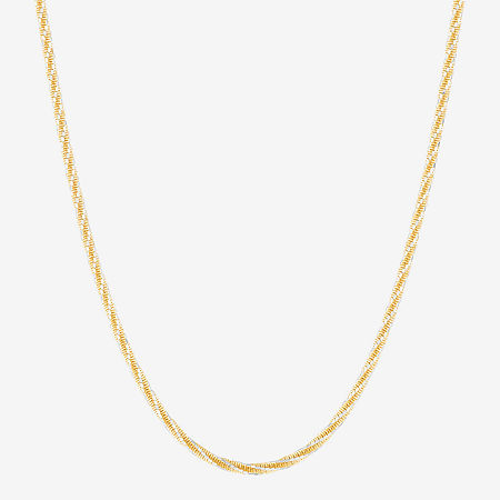 Click here for Made in Italy Womens 24K Gold Over Silver 18 Inch... prices