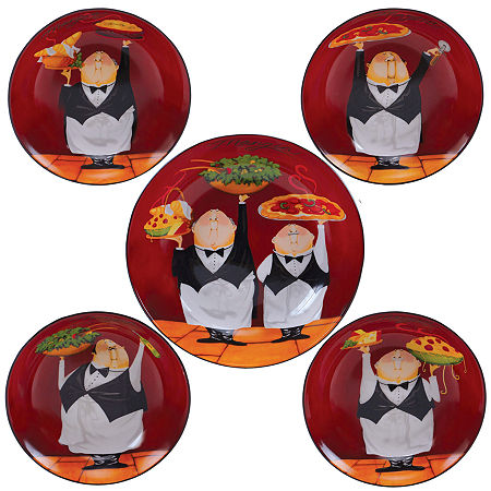 Certified International Waiters 5-Pc. Pasta Sets