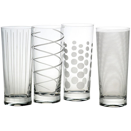 Click here for Mikasa Cheers Patterned Highball Glasses  Set of 4 prices