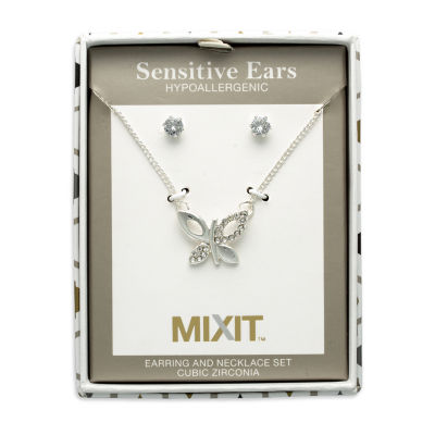 Mixit Womens Butterfly Hypoallergenic 2-pc. Jewelry Set, Color ...