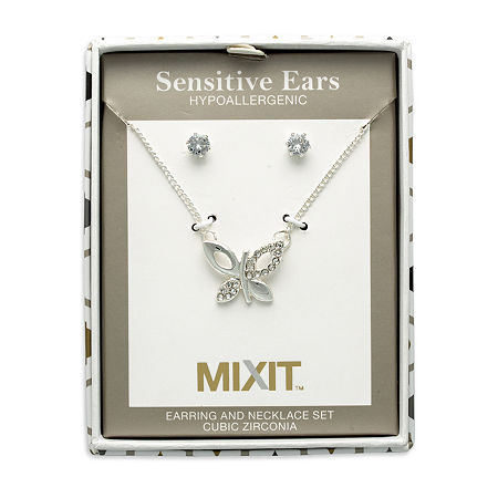 Click here for Mixit Womens Butterfly Hypoallergenic 2-pc. Jewelr... prices