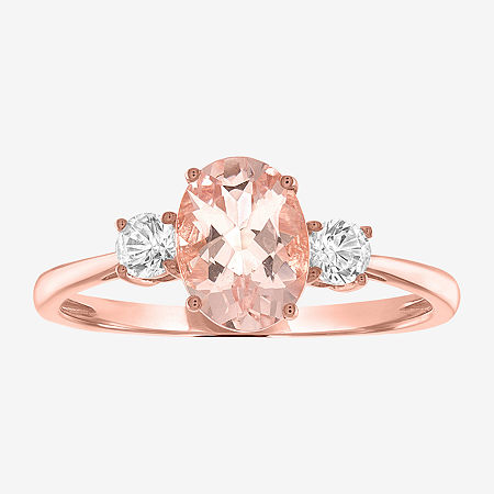 Click here for Womens Genuine Pink Morganite 10K Rose Gold Sterli... prices