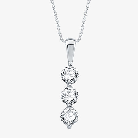 Click here for 3-Stone Linear (H-I / I1) Womens 1 1/4 CT. T.W. La... prices